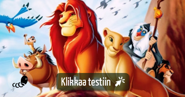 Testaa - Leijonakuningas -tietovisa! | Testimato