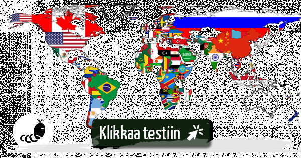 Testaa - Tunnista valtioiden lippuja (keskivaikea) | Testimato