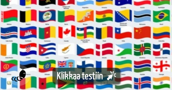 Testaa - Tunnetko lippuja #2 | Testimato