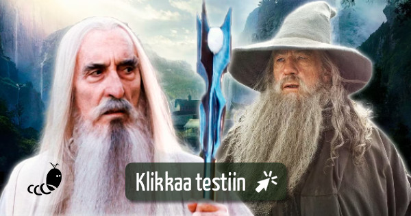 Testaa - kumpi velho olet? (gandalf vs saruman) | Testimato